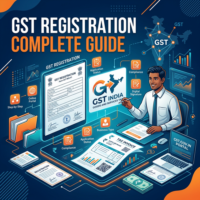 GST Registration Step-by-Step Guide 2026 - Complete Process & Documents ...